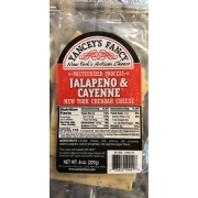 Yancey's Fancy Cheese, New York Cheddar, Jalapeno & Cayenne: Calories ...