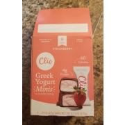Clio Greek Yogurt Minis, Strawberry: Calories, Nutrition Analysis ...