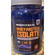 Bodytech Whey Protein Isolate, Rich Chocolate: Calories, Nutrition ...
