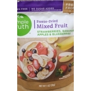 Simple Truth Mixed Fruit: Calories, Nutrition Analysis & More | Fooducate