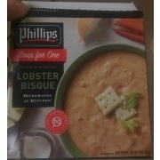 Phillips Soup For One, Lobster Bisque: Calories, Nutrition Analysis ...