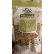 Sprouts Farmers Market Steel Cut Oats, Gluten Free, Organic: Calories ...