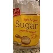 Baker's Corner Light Brown Sugar, Premium Sugar: Calories, Nutrition ...