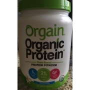 Orgain Organic Protein Powder, Vanilla Bean: Calories, Nutrition ...