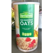 Springfield Old Fashioned Oats, 100% Natural: Calories, Nutrition ...