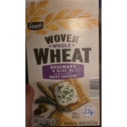 Savoritz Crackers, Woven Whole Wheat, Rosemary and Olive Oil: Calories ...