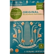 Simple Truth Organic Microwave Popcorn, Original: Calories, Nutrition ...