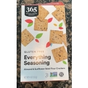 365 Whole Foods Market Crackers, Everything Seasoning: Calories ...
