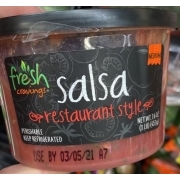 Fresh Cravings Salsa, Restaurant Style, Medium: Calories, Nutrition ...