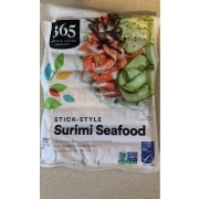 365 Whole Foods Market Surimi Seafood, Stick Style: Calories, Nutrition ...
