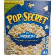 Pop Secret Popcorn, Homestyle: Calories, Nutrition Analysis & More ...