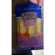 Happy Farms Snack Sticks, Colby & Monterey Jack Cheese: Calories ...