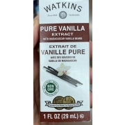 Watkins Pure Vanilla Extract: Calories, Nutrition Analysis & More ...
