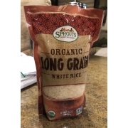 Sprouts Farmers Market White Rice, Long Grain, Organic: Calories ...