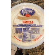 Farr Ice Cream, Vanilla: Calories, Nutrition Analysis & More | Fooducate