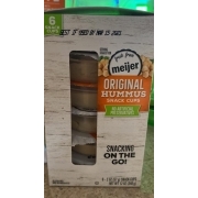 Meijer Hummus, Original, Snack Cups: Calories, Nutrition Analysis ...