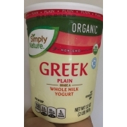 Simply Nature Yogurt, Greek, Plain: Calories, Nutrition Analysis & More ...