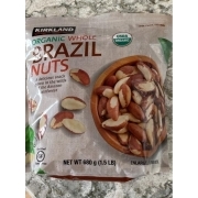 Kirkland Signature Brazil Nuts, Whole, Organic: Calories, Nutrition ...