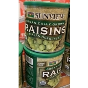 SunView Raisins, Green Seedless: Calories, Nutrition Analysis & More ...