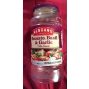 Reggano Pasta Sauce, Tomato, Basil & Garlic Pasta: Calories, Nutrition ...