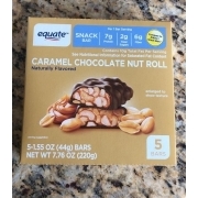 Equate Snack Bars, Caramel Chocolate Nut Roll: Calories, Nutrition ...