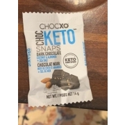 Chocxo Choc Keto Snaps, Dark Chocolate Coconut and Almonds Plus Sea ...