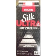 Silk Soy Protein Beverage, Ultra, Original: Calories, Nutrition ...