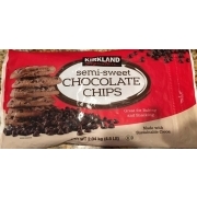 Kirkland Signature Chocolate Chips, Semi-Sweet: Calories, Nutrition ...