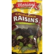 Mariani California Raisins: Calories, Nutrition Analysis & More | Fooducate