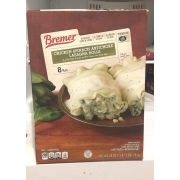 Bremer Chicken Spinach Artichoke Lasagna Rolls: Calories, Nutrition ...