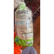 Nature's Promise Rice Cakes, Low Sodium, Organic: Calories, Nutrition ...
