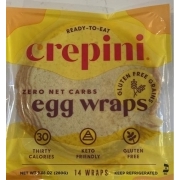 Crepini Egg Wraps: Calories, Nutrition Analysis & More | Fooducate
