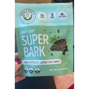 Kuli Kuli Dark Chocolate Snack, Super Bark, Mint Chip: Calories ...