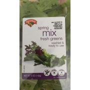 Hannaford Fresh Greens Spring Mix: Calories, Nutrition Analysis & More ...