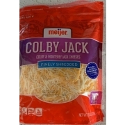 Meijer Cheese, Colby Jack, Fancy Shredded Cheese: Calories, Nutrition ...