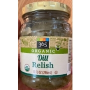 365 Everyday Value Relish, Dill, Organic: Calories, Nutrition Analysis ...