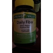 Spring Valley Daily Fiber Capsule: Calories, Nutrition Analysis & More ...