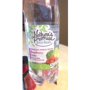 Nature's Promise Sparkling Spring Water, Raspberry Lime: Calories ...