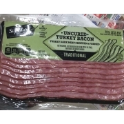 Signature Select Turkey Bacon, Uncured, Traditional: Calories ...