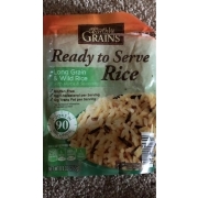 Earthly Grains Rice, Ready to Serve, Long Grain & Wild Rice: Calories ...