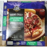 First Street Pizza, Rising Crust, Supreme: Calories, Nutrition Analysis ...