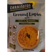 Carrington Farms Ground Lupin Bean: Calories, Nutrition Analysis & More ...