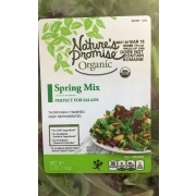 Nature's Promise Organic Spring Mix: Calories, Nutrition Analysis ...