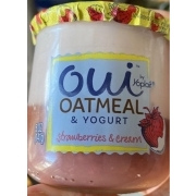 Yoplait Oui Oatmeal and Yogurt, Strawberries and Cream: Calories ...