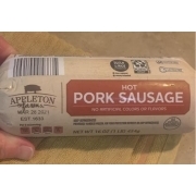 Appleton Farms Hot Pork Sausage: Calories, Nutrition Analysis & More ...
