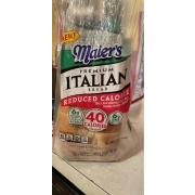 Maier's Bread, Italian: Calories, Nutrition Analysis & More | Fooducate