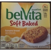 belVita Breakfast Biscuits, Soft Baked, Banana Bread: Calories ...