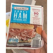 Lunch Mate Honey Ham, Smoked Chopped Pressed: Calories, Nutrition ...