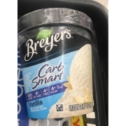 Breyers CarbSmart, Frozen Dairy Dessert, Vanilla: Calories, Nutrition ...