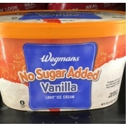 Wegmans Light Ice Cream, Vanilla, No Sugar Added: Calories, Nutrition ...
